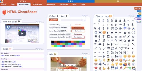 50 Best HTML & CSS Cheat Sheets to Up Your Coding Game - ShareThis